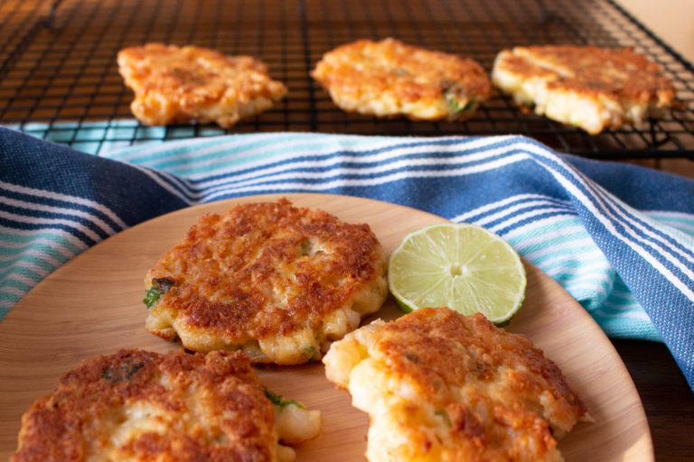 Tasty Homemade Cheesy Shrimp Patties Recipe