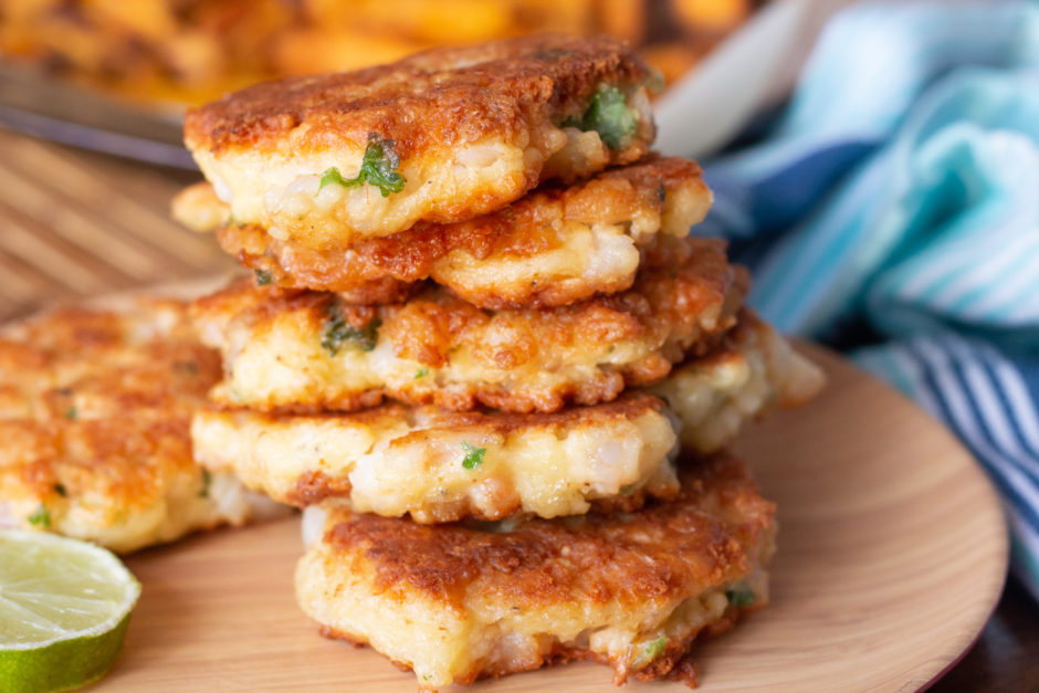 Tasty Homemade Cheesy Shrimp Patties Recipe